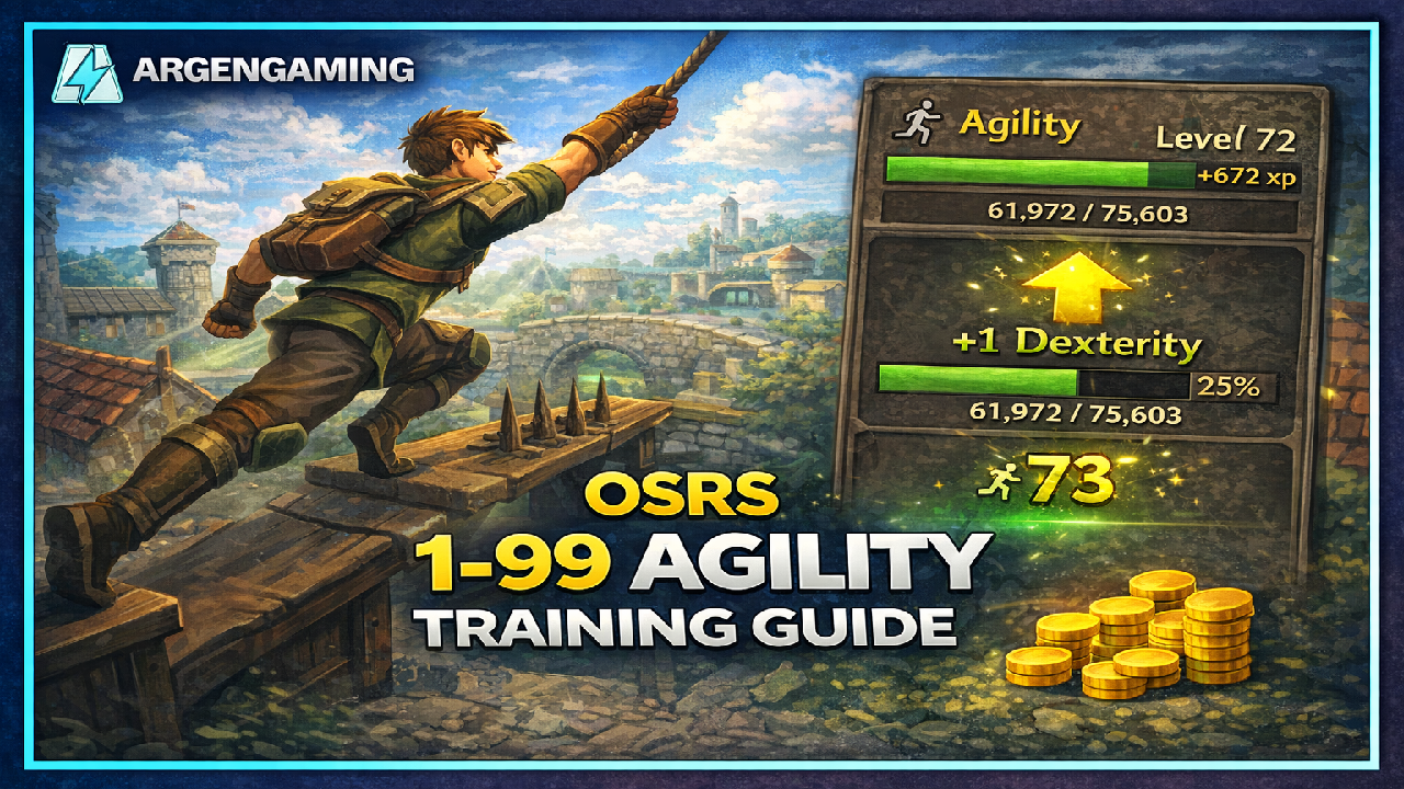 OSRS 1–99 Agility Guide: Fastest XP & Best Methods